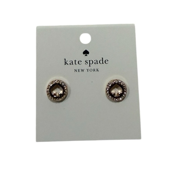 kate spade | Jewelry | Nwt Kate Spade Spot The Spade Pave Halo Spade ...